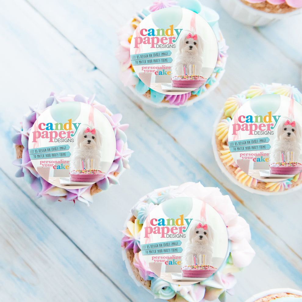 Custom Edible Topper, Personalize your cake. – CandyPaperDesigns